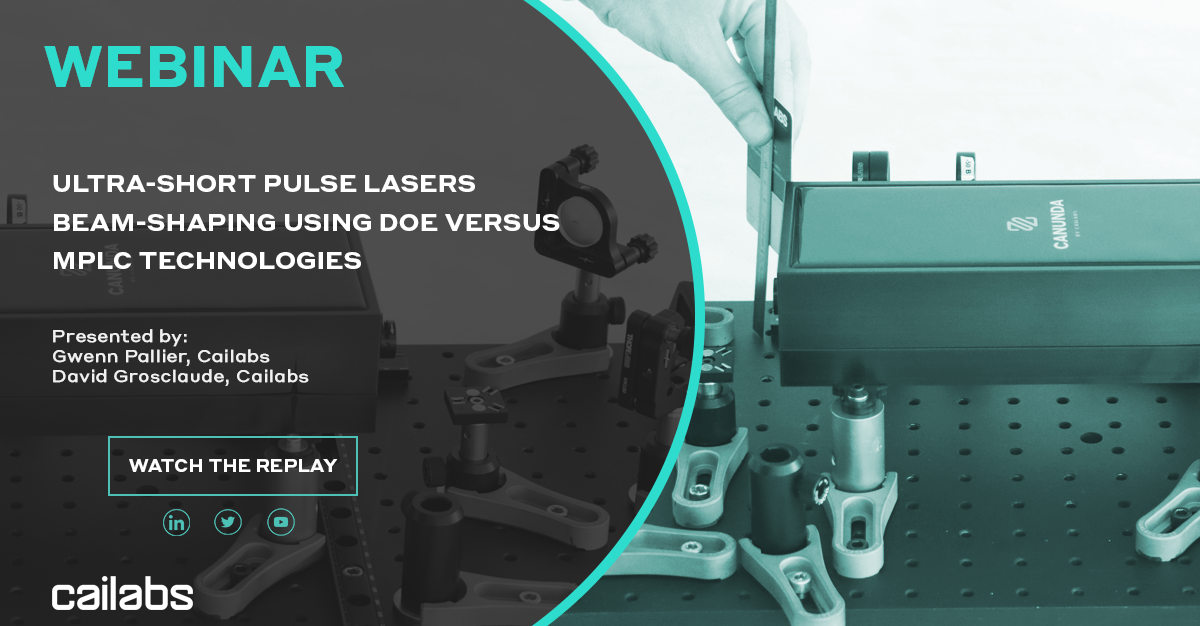Ultra-Short Pulse lasers beam-shaping using DOE versus MPLC technologies